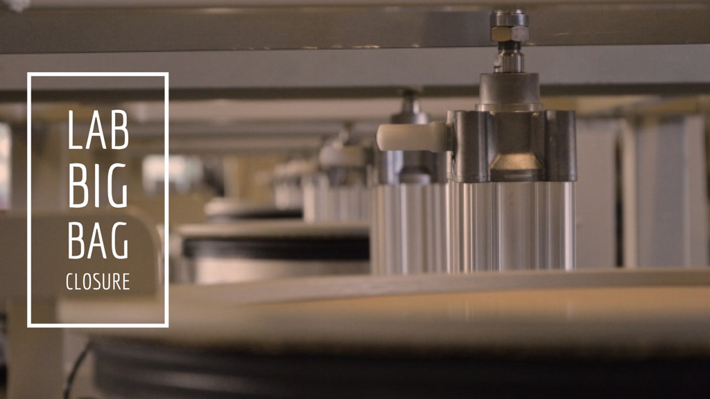 LAB Big Bag extraction station dust-free bulk material handling